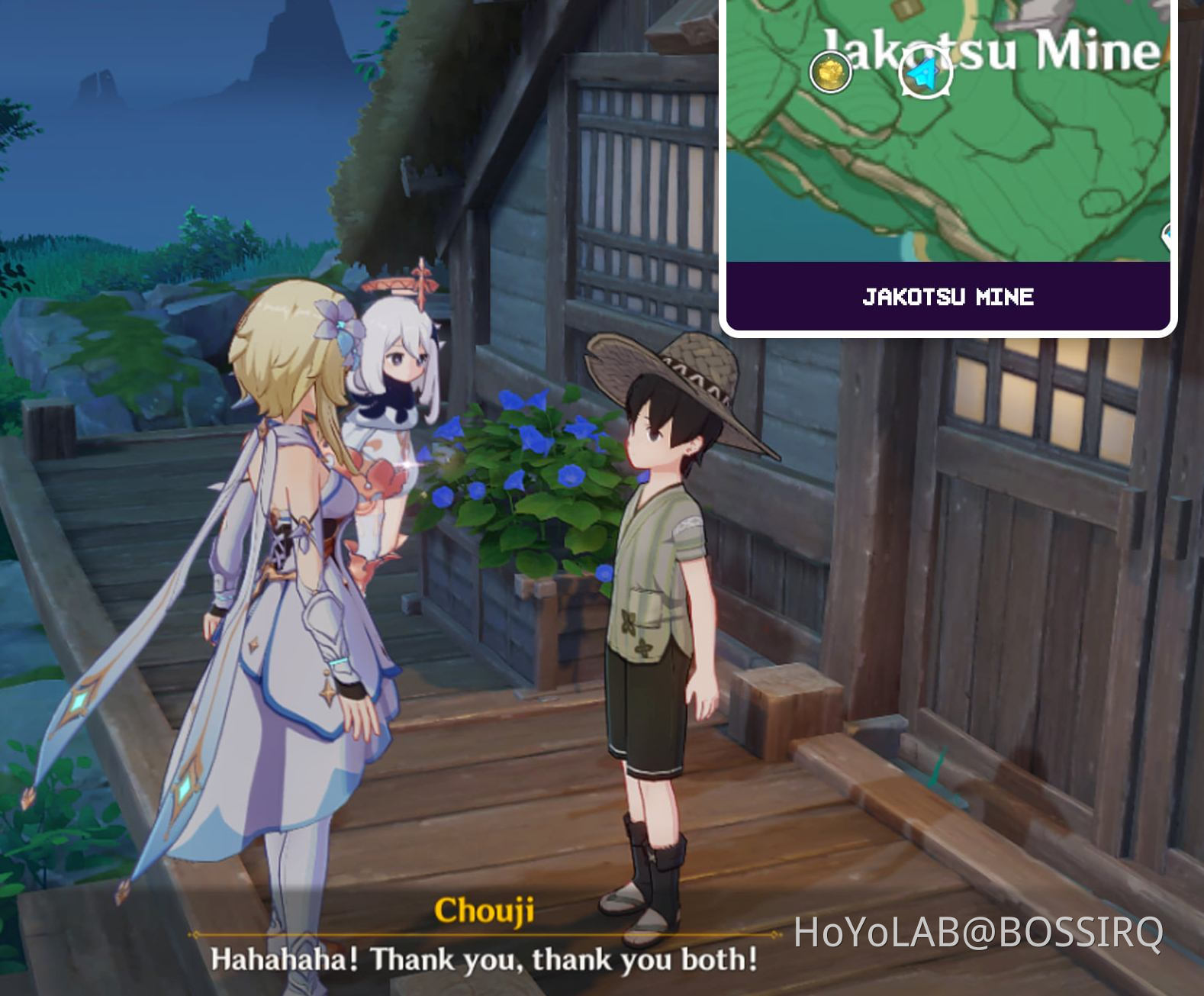 what will happen to Chouji in the quest "Gazing Three Thousand Miles ...