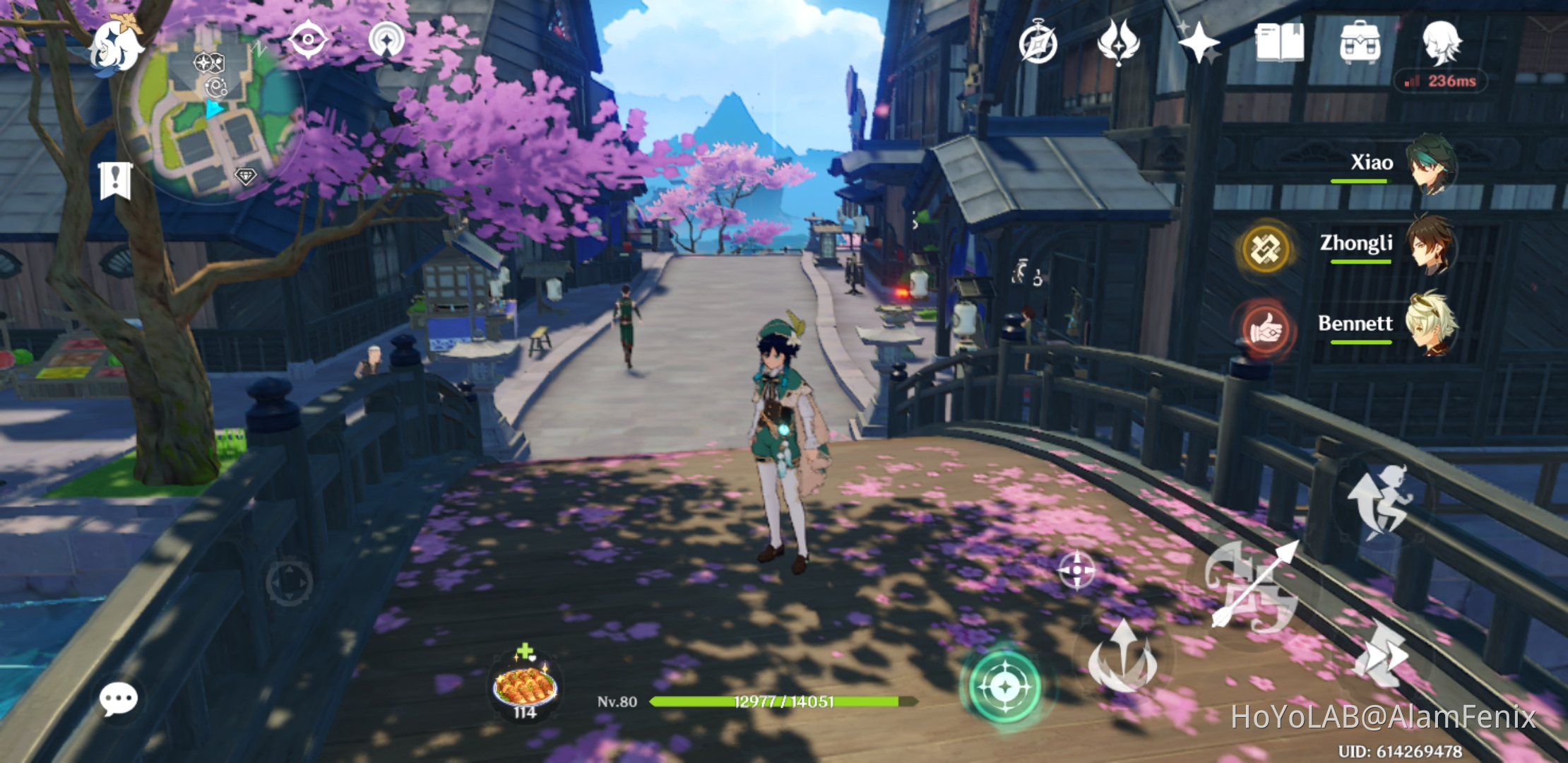 Achei 2 baús dando sopa na capital de Inazuma! (o Venti está mirando ...