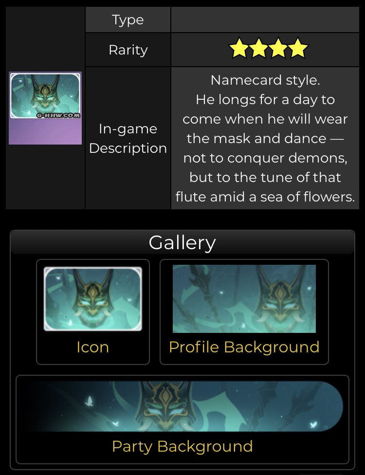 Xiao's Namecard Description Just Hurts Me... Genshin Impact | HoYoLAB
