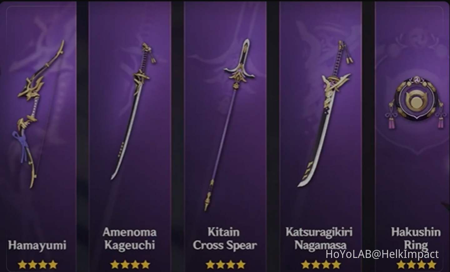 Prototypes Armes Inazuma Genshin Impact | HoYoLAB