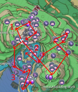 [Version 2.0] Lazy/Efficient Inazuma Farming Routes Genshin Impact ...