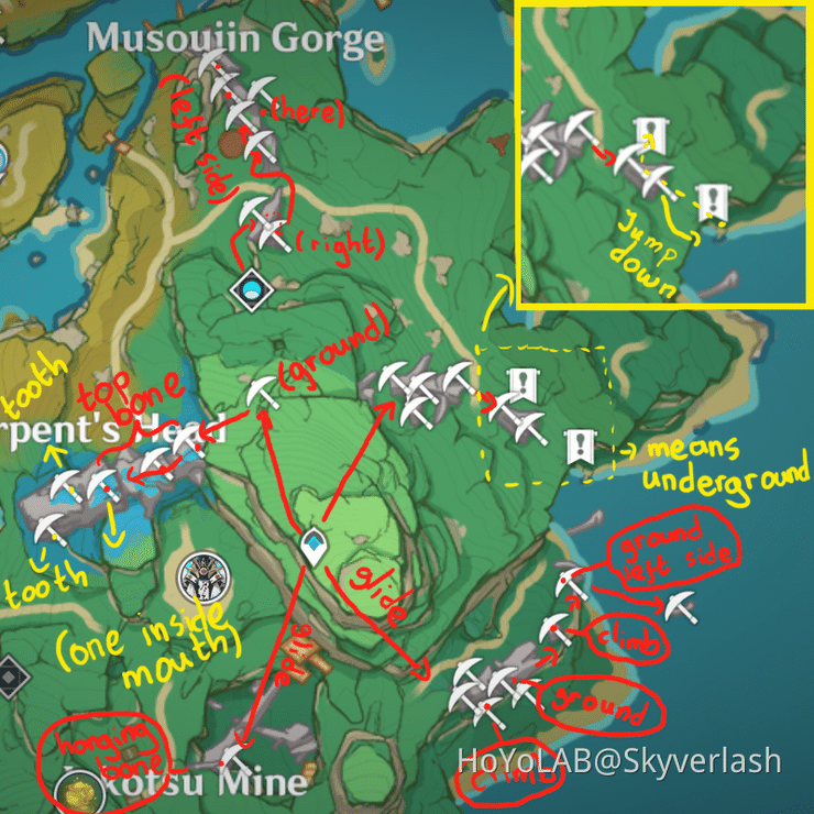 64 Crystal Marrow Farming Routes | With Interactive Map Pins - Video ...