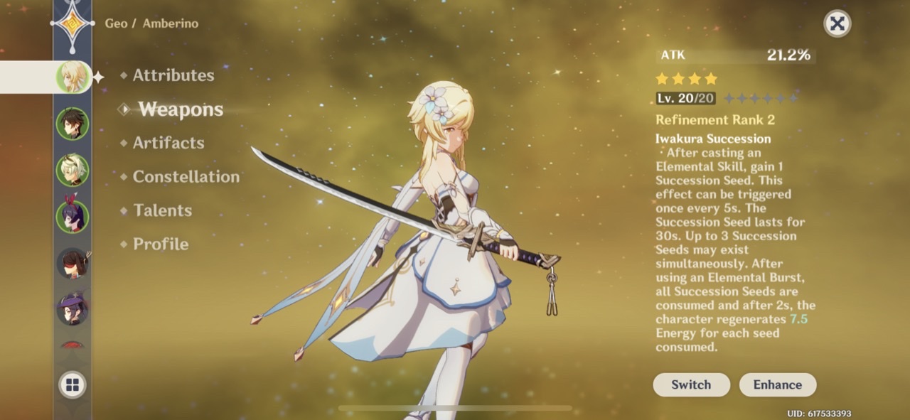 Inazuma sword question: Is it good for battery characters? Genshin ...