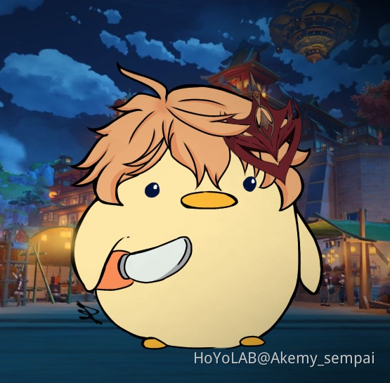 Duck childe with knife /Pato childe con cuchillo >:3 Genshin Impact ...