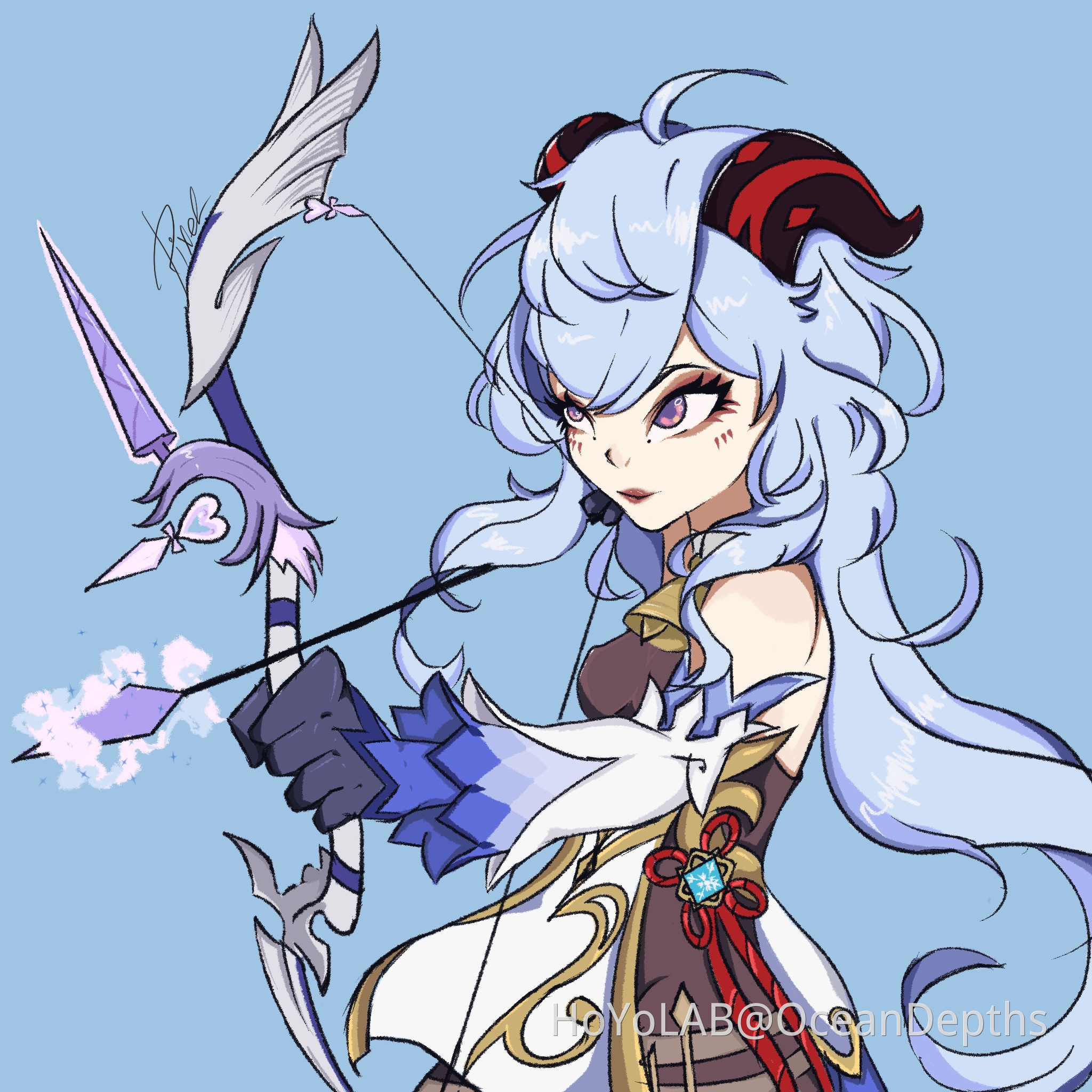 🦋🦋blue hair🦋🦋 Genshin Impact | HoYoLAB