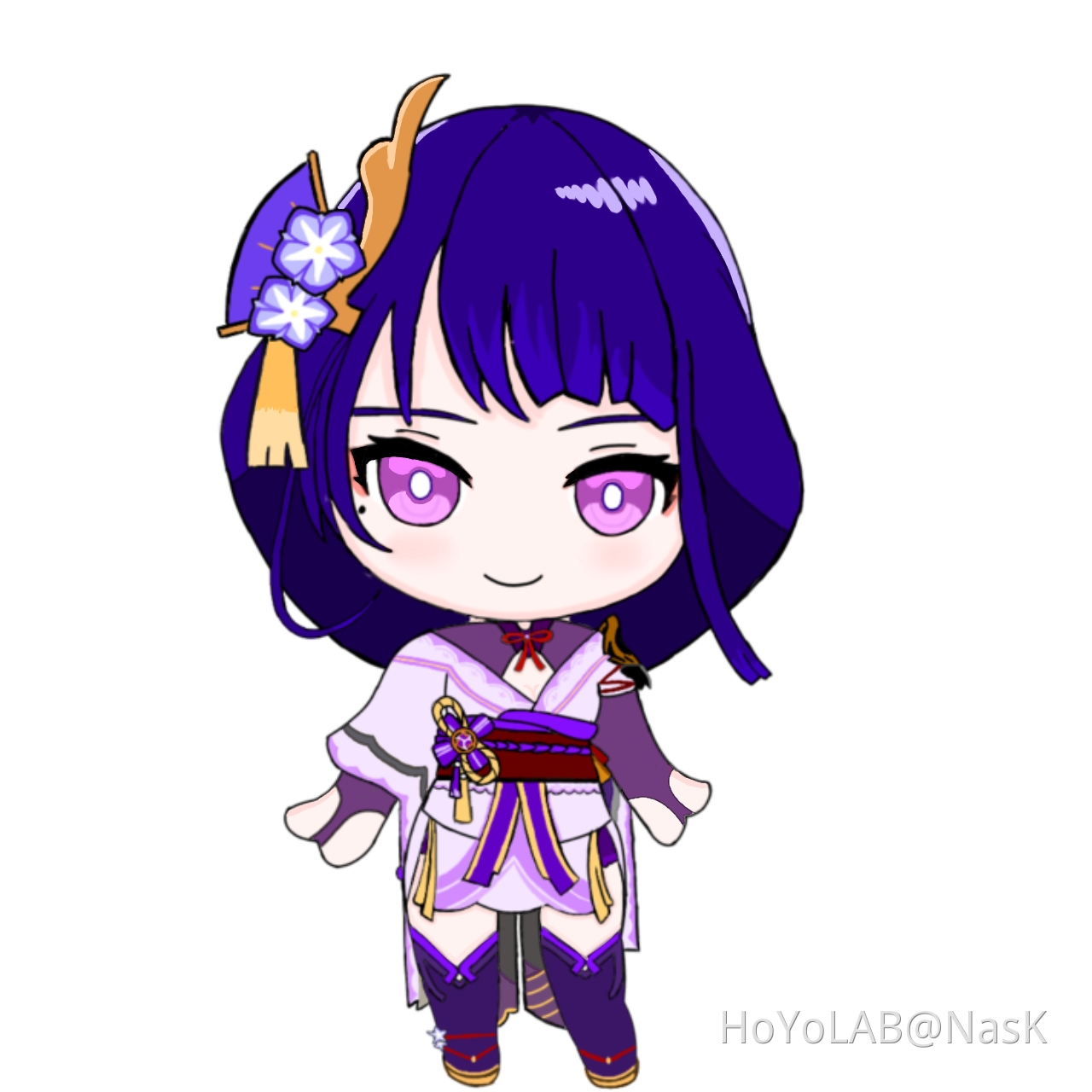 Raiden Shogun Chibi Genshin Impact | HoYoLAB