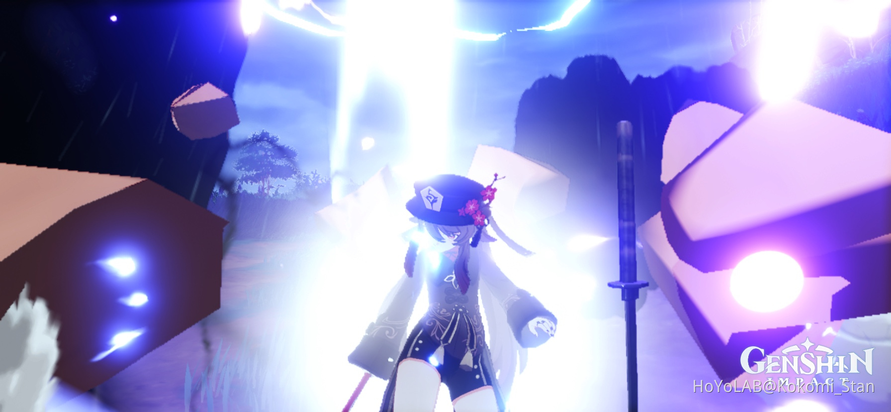 Raiden Shogun decided to try take away Hu Tao’s vision today 😔 Genshin ...