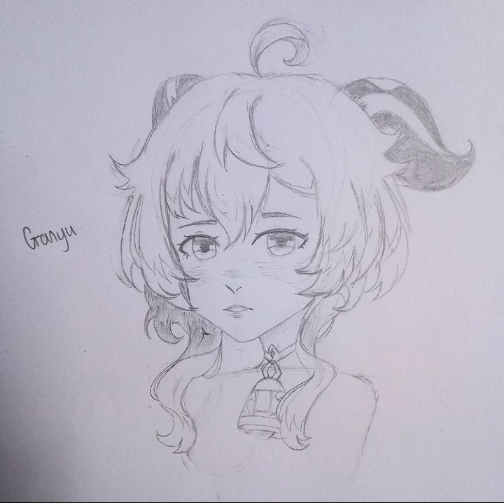 Small Ganyu sketch