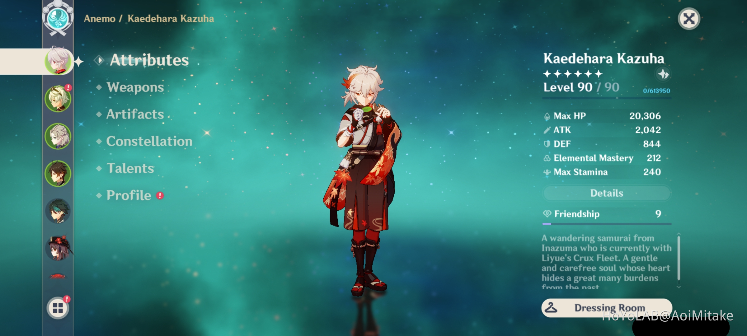 Heres my C0 Kazuha (DPS). Genshin Impact | HoYoLAB