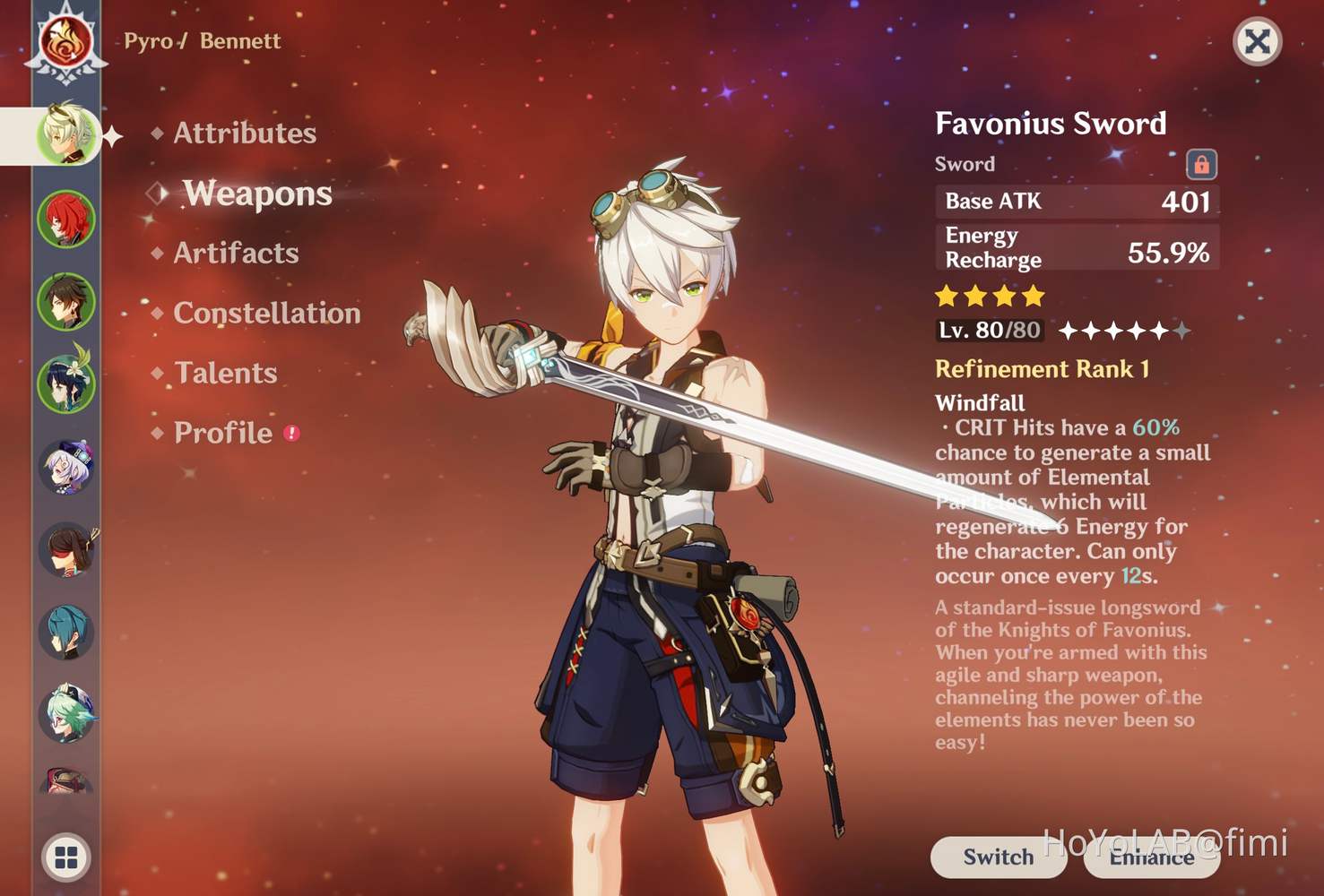 my bennet build Genshin Impact | HoYoLAB