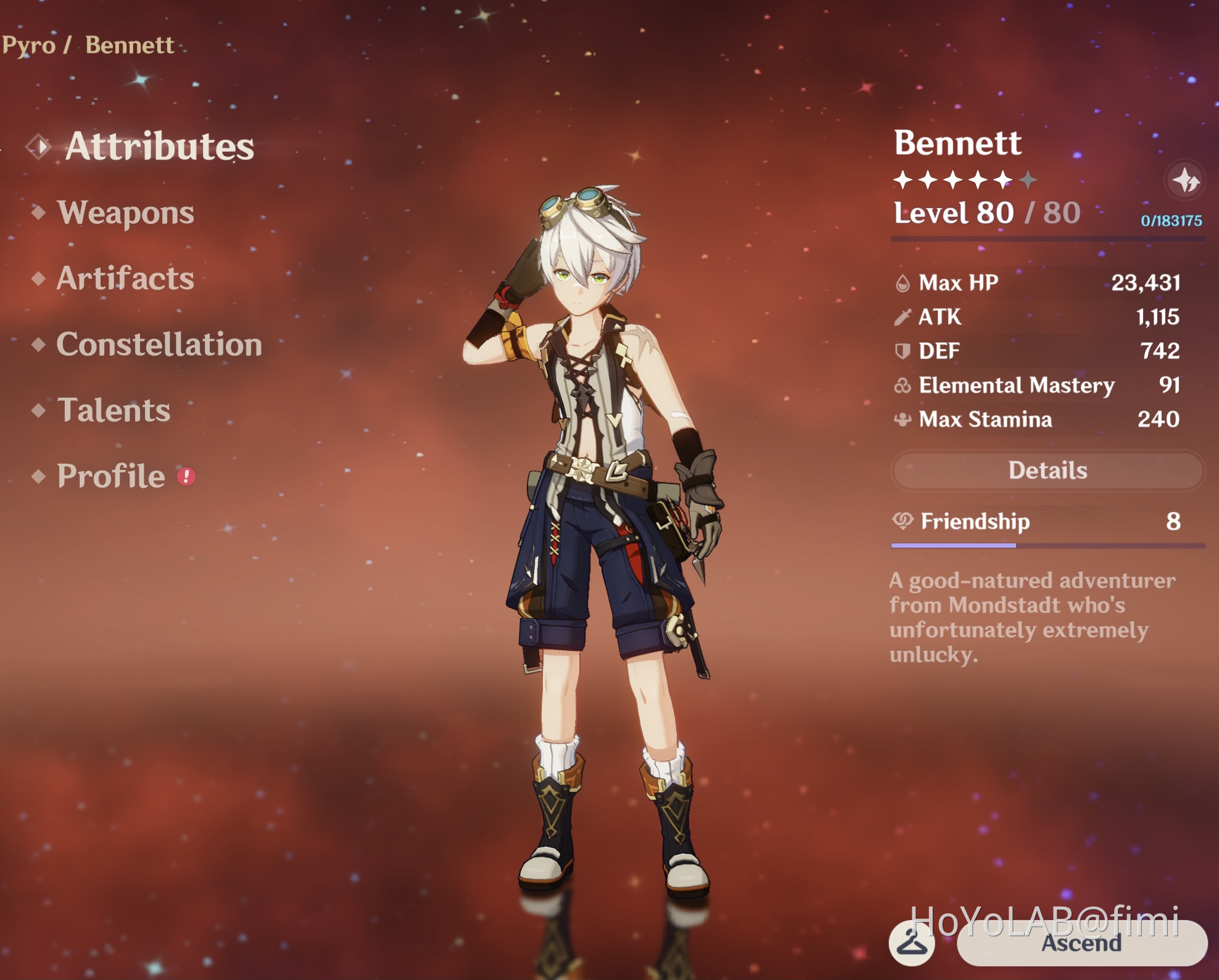 my bennet build Genshin Impact | HoYoLAB