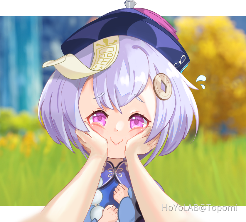 I drew smiling Qiqi Genshin Impact | HoYoLAB