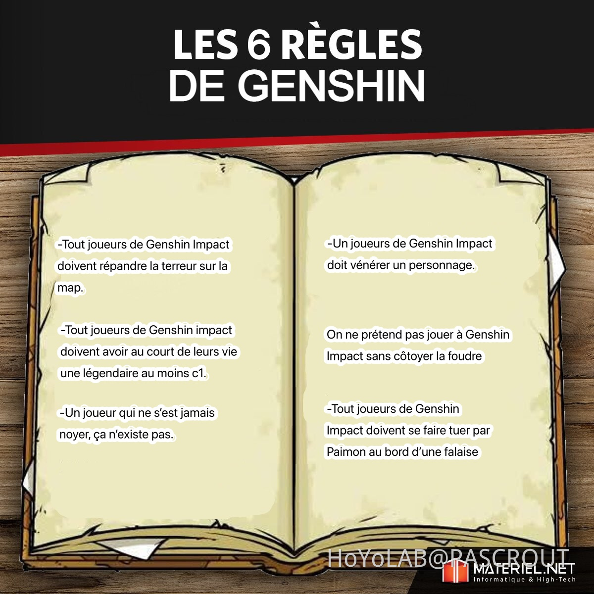 Les 6 règles de Genshin Impact Genshin Impact | HoYoLAB