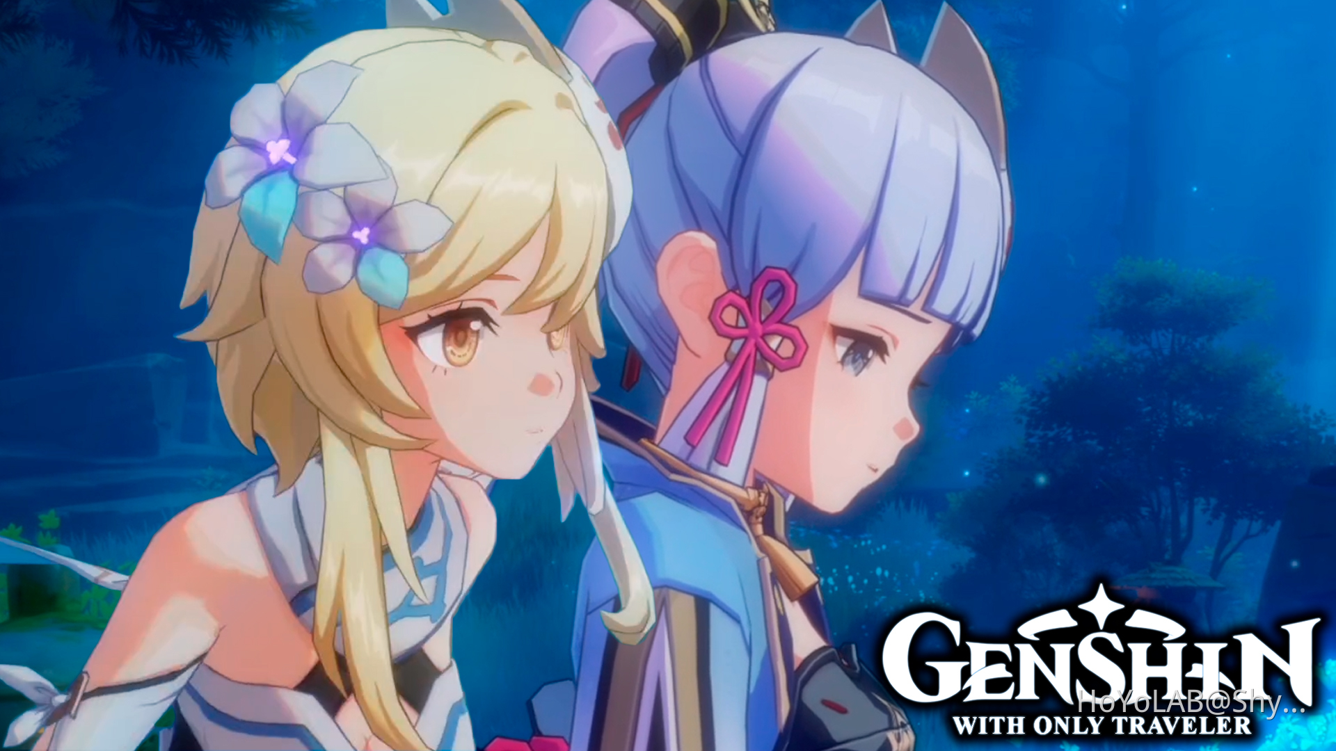 A cute Photoshop edit that i made with Lumine and Ayayaka Genshin Impact | HoYoLAB