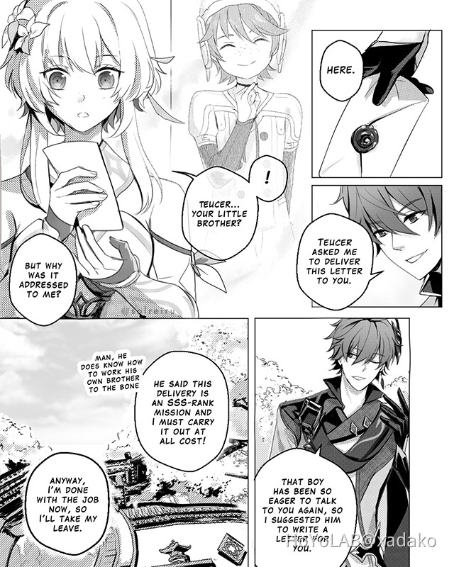 [Chilumi] Happy Birthday Childe comic | Genshin Impact | HoYoLAB