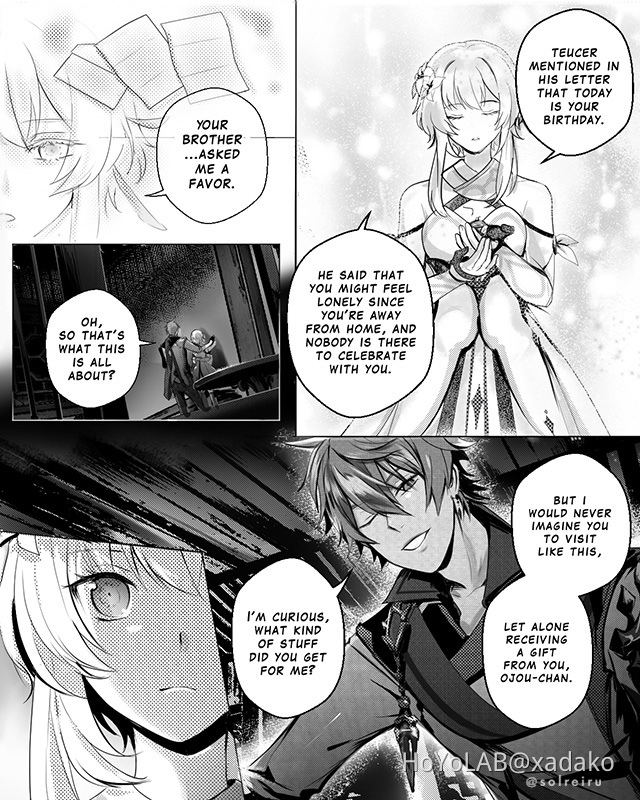 [Chilumi] Happy Birthday Childe comic | Genshin Impact | HoYoLAB