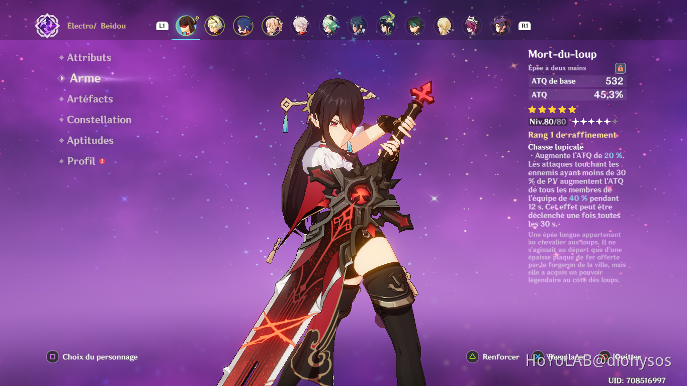 my beidou build Genshin Impact | HoYoLAB