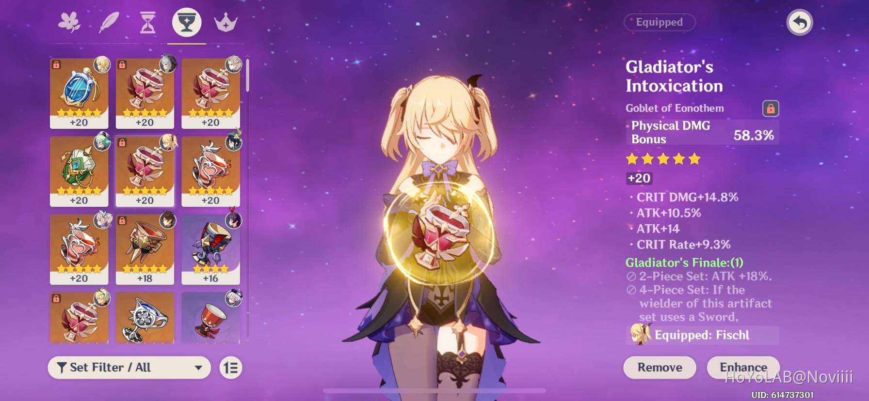 Fischl build! Genshin Impact | HoYoLAB