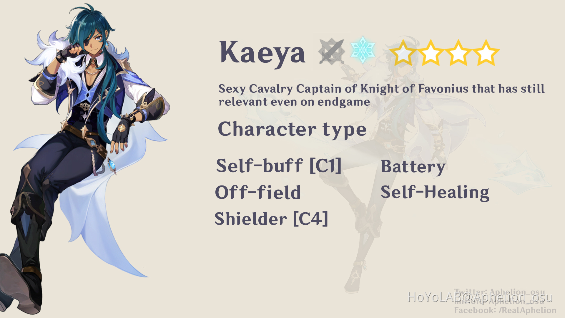 Kaeya Build Guide (with pics) Genshin Impact | HoYoLAB