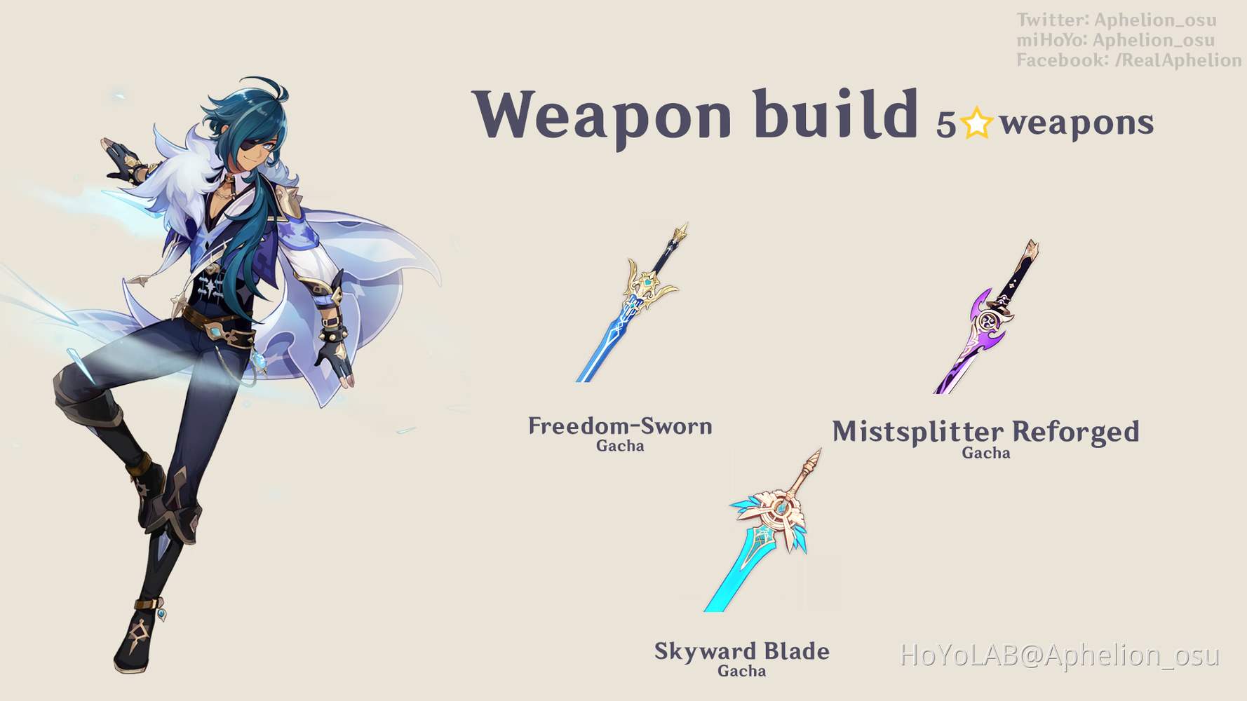 Kaeya Build Guide (with pics) | Genshin Impact | HoYoLAB