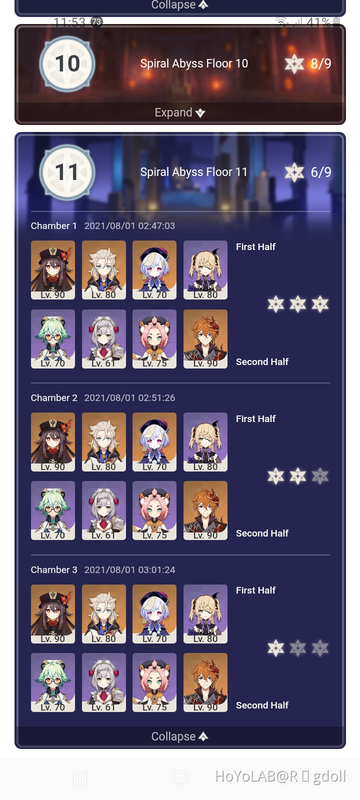 pls help with floor 11 lol Genshin Impact | HoYoLAB