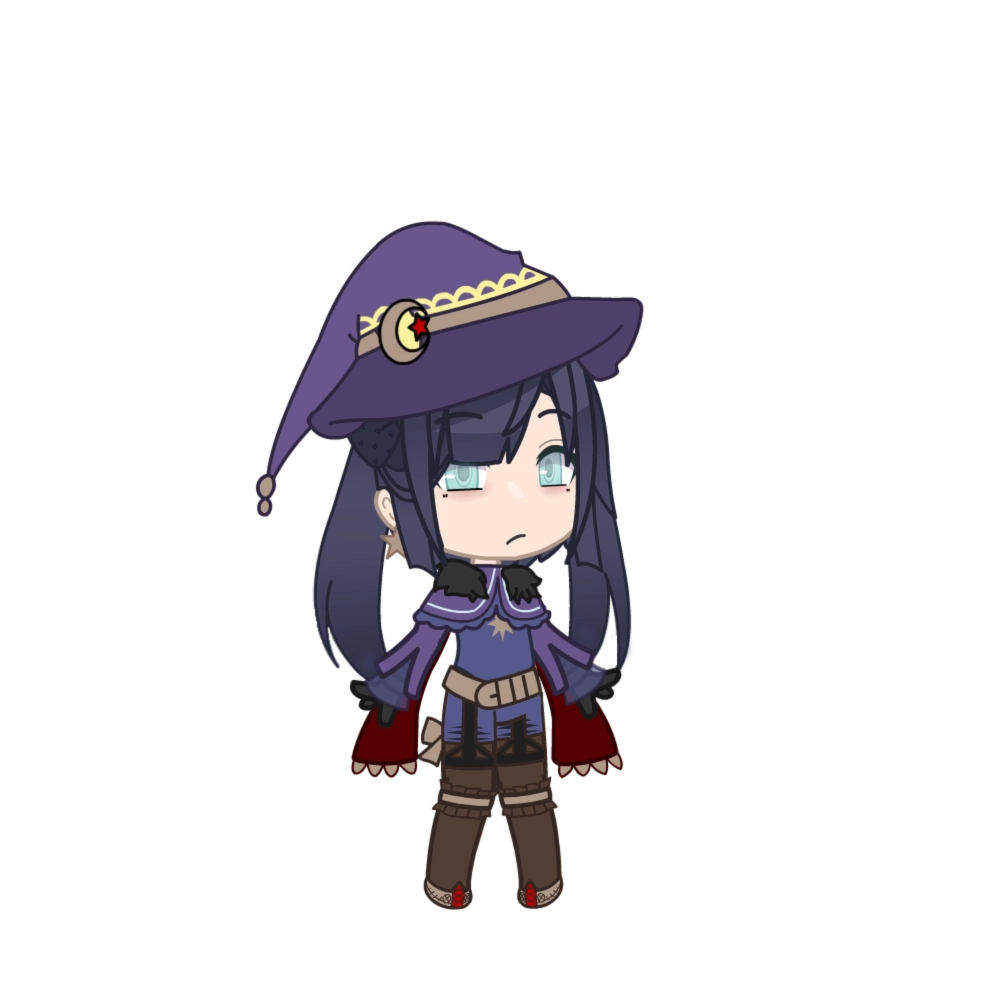 Here's Mona made in Gacha club. Genshin Impact | HoYoLAB