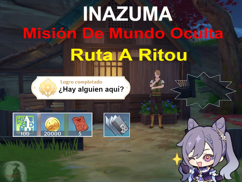 [Misión de Mundo Oculta] Ruta A Ritou - INAZUMA 2.0 Genshin Impact ...