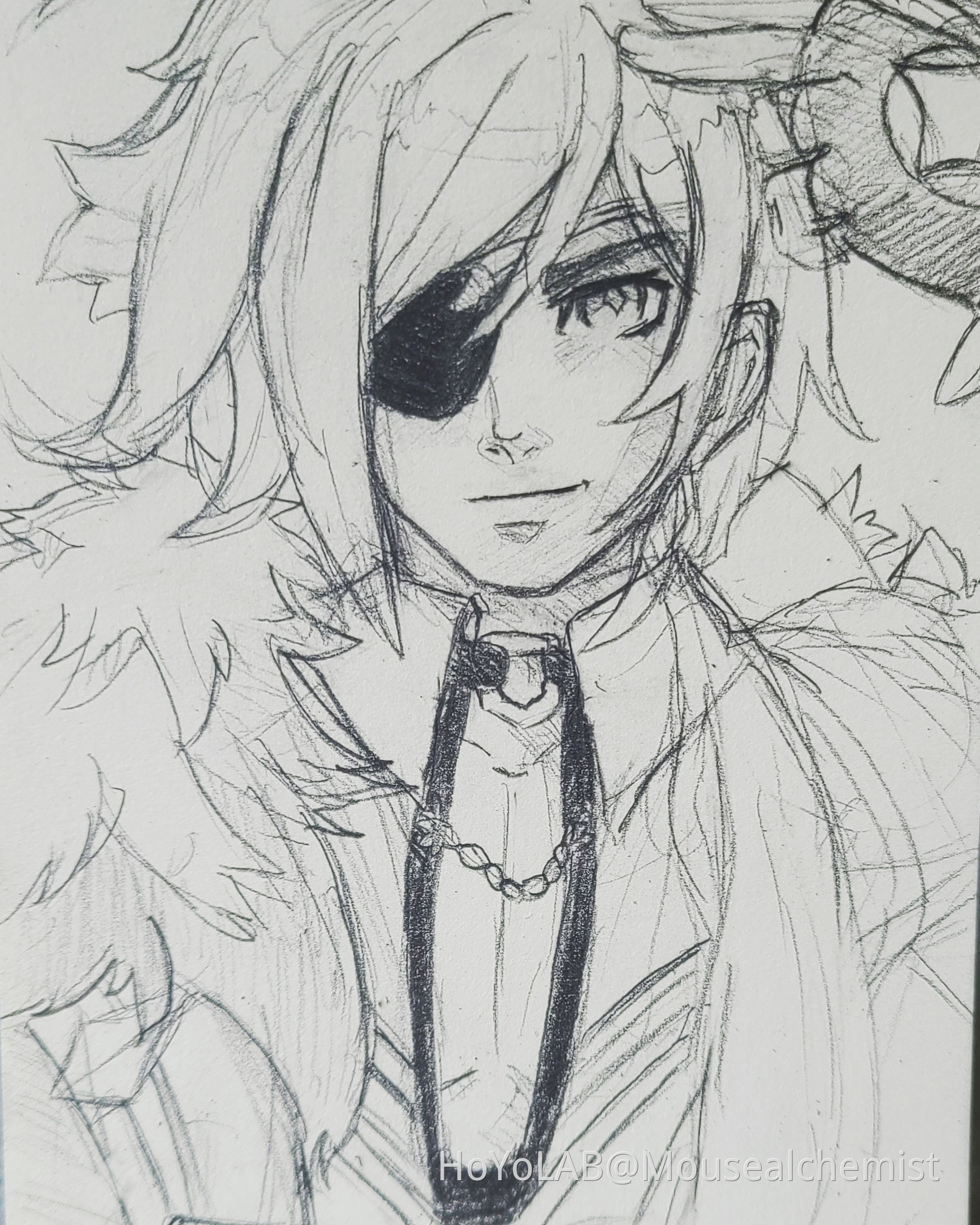 Sketch of Kaeya Genshin Impact | HoYoLAB