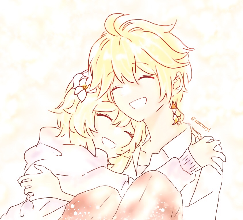 Aether & Lumine Fan Art Genshin Impact | HoYoLAB