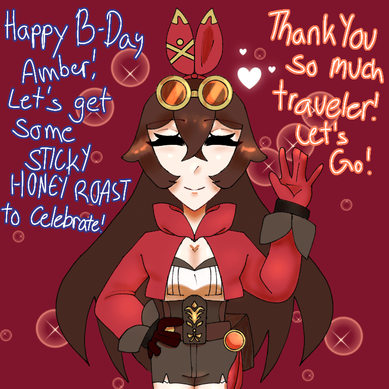 Happy [Early] Birthday, Amber! Genshin Impact | HoYoLAB