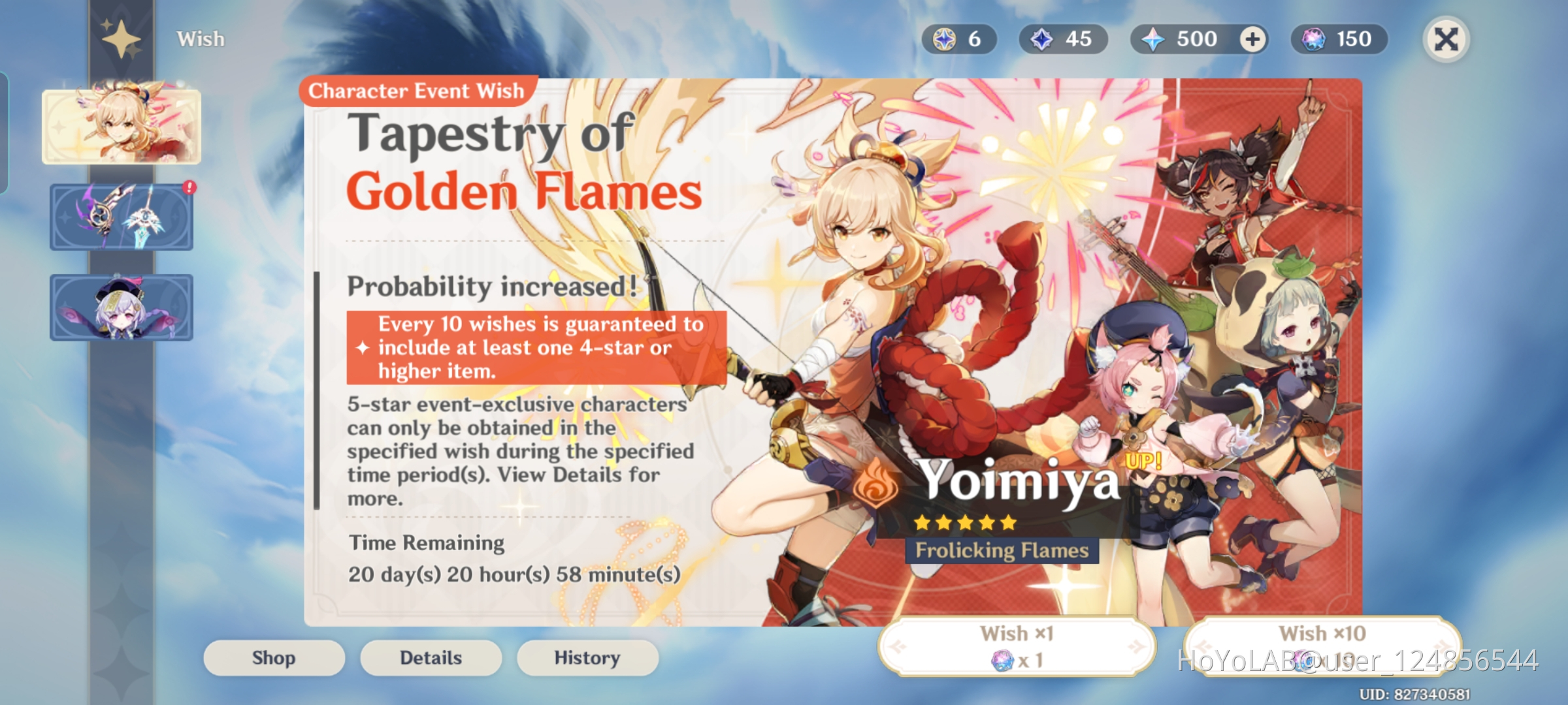 Please wish me luck on yoimiya banner :) Genshin Impact | HoYoLAB