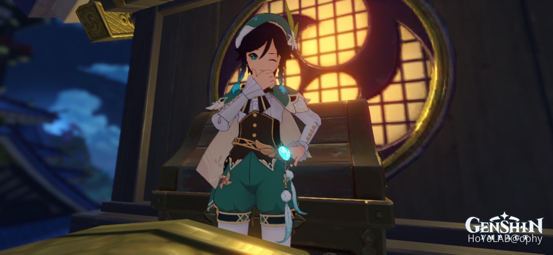 just messing around in shogun palace Genshin Impact | HoYoLAB