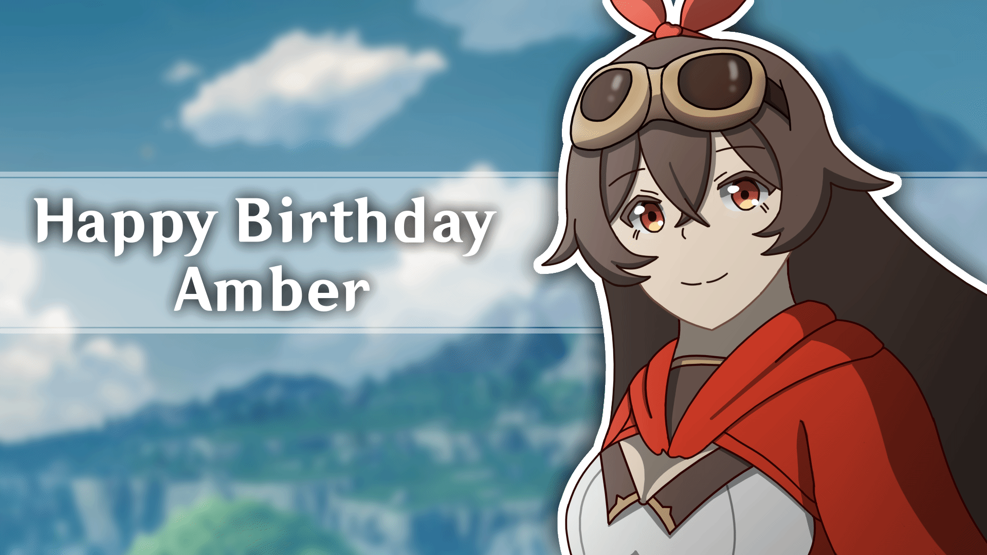 Happy birthday, Amber! Genshin Impact | HoYoLAB