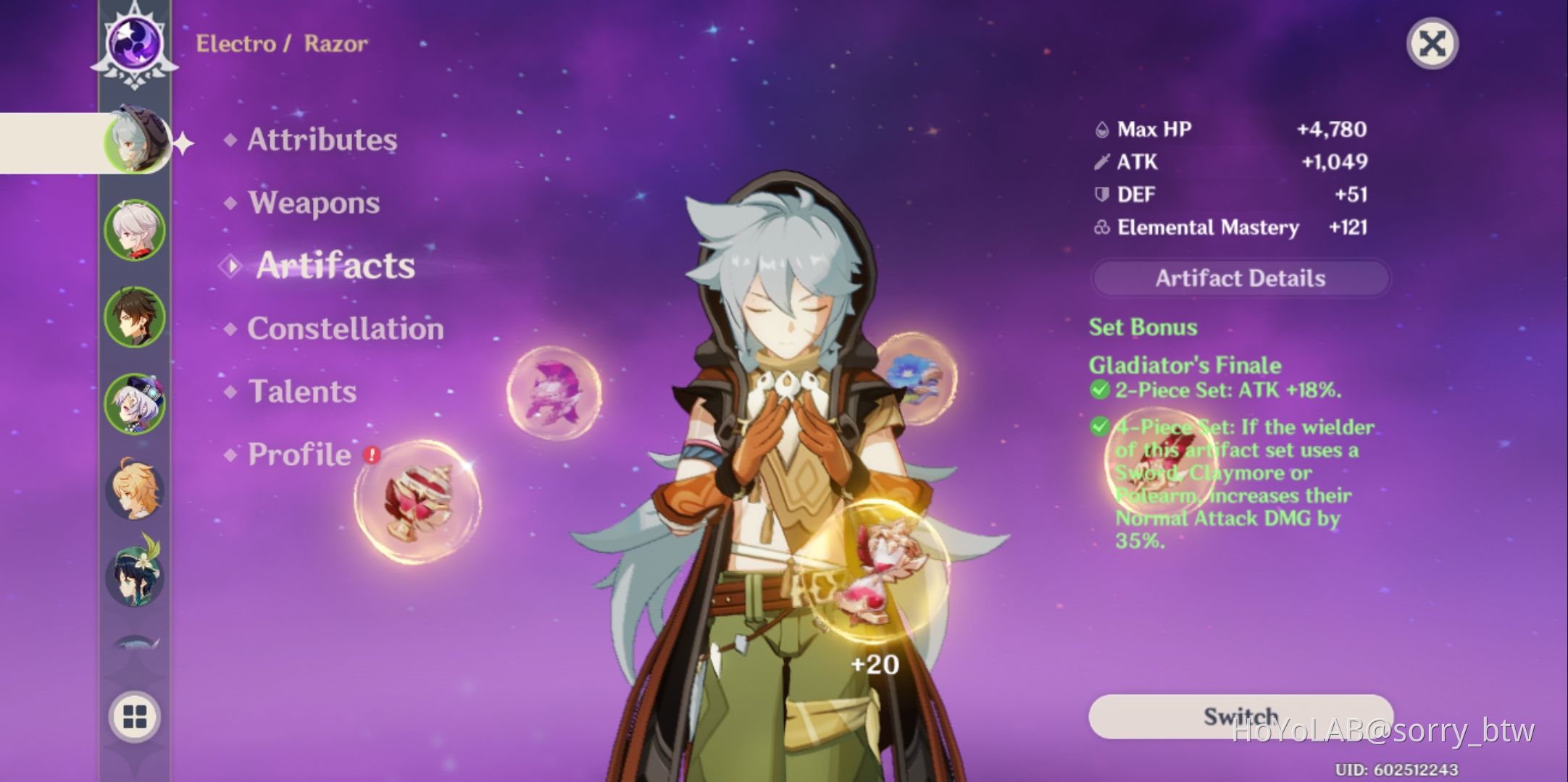 razor build | Genshin Impact | HoYoLAB