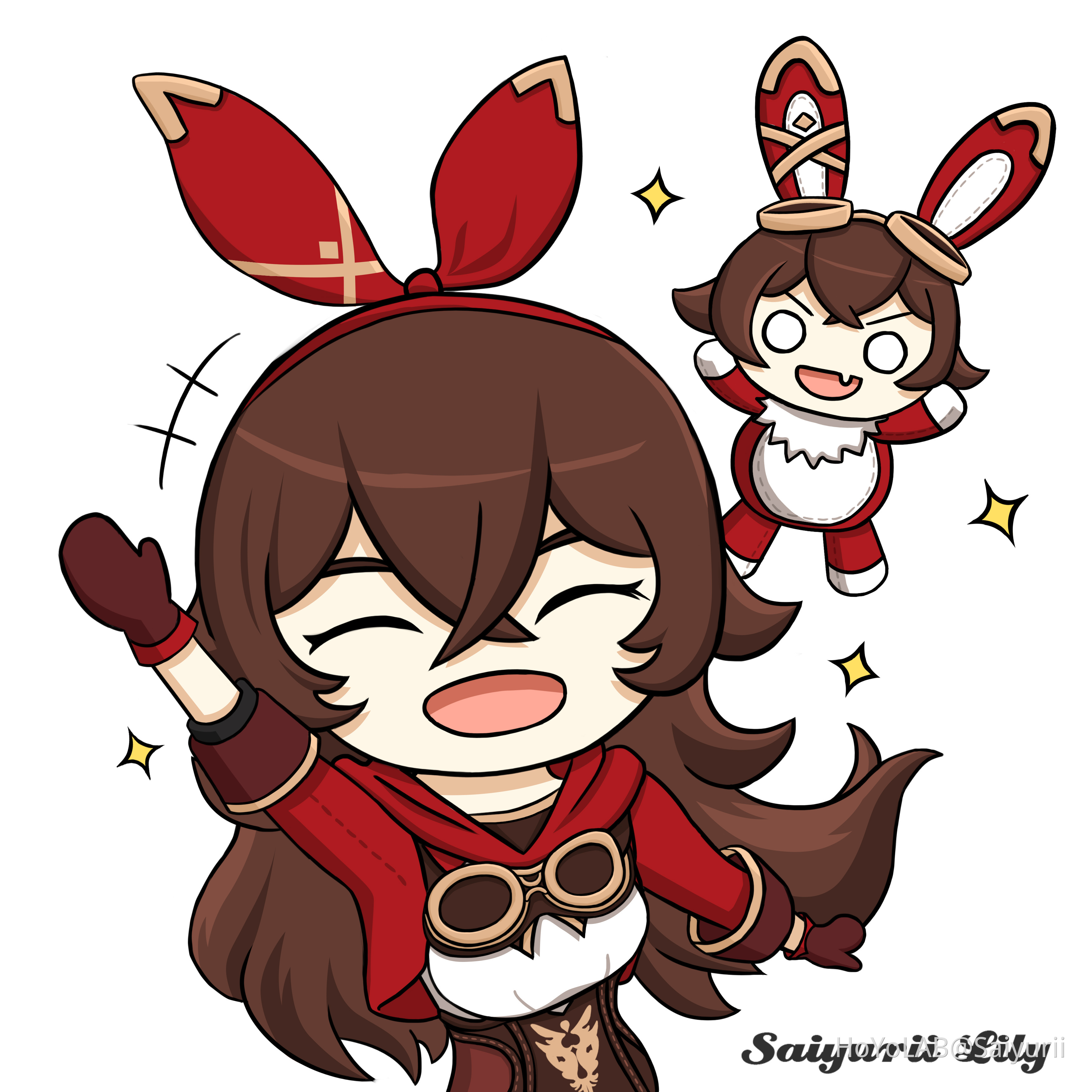 Amber sticker Genshin Impact | HoYoLAB