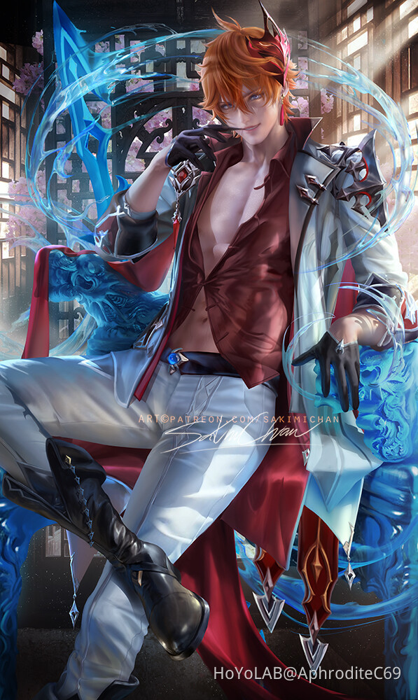 Fanart Tartaglia Genshin Impact | HoYoLAB