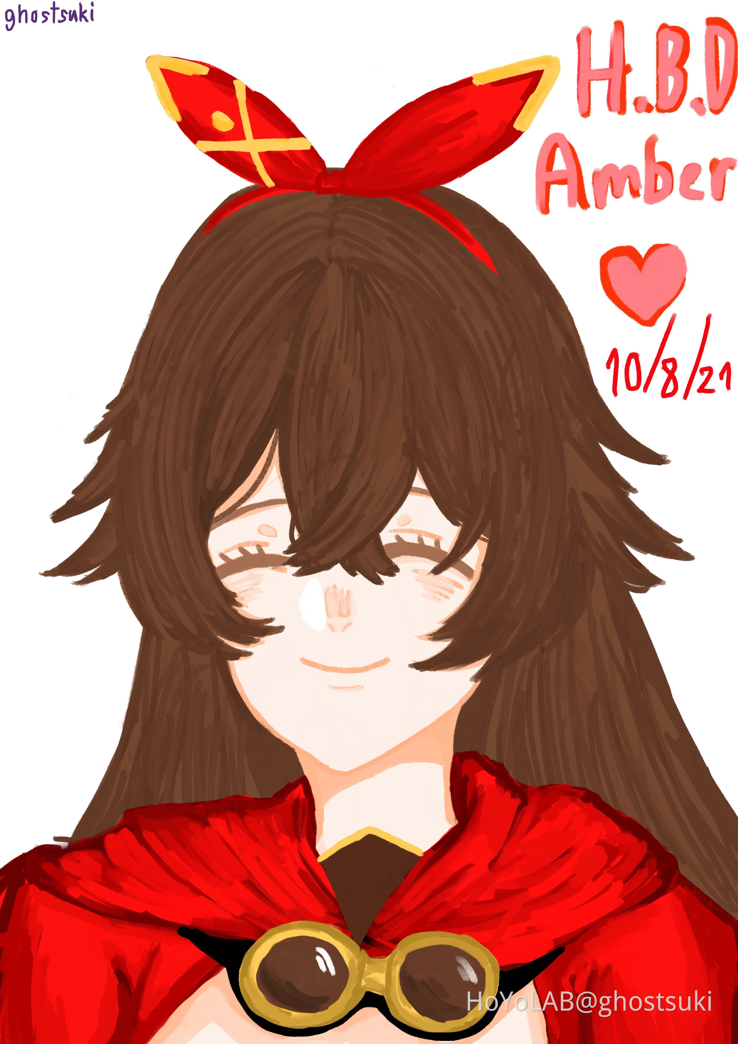 Happy birthday Amber ♥︎🎉 Genshin Impact | HoYoLAB