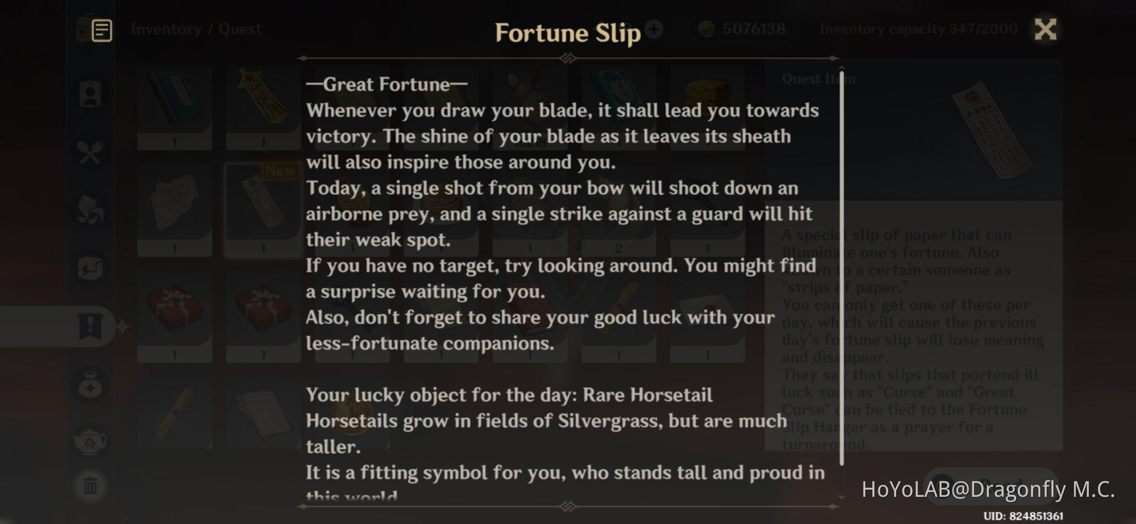 Fortune Slip Coincidence? Genshin Impact | HoYoLAB