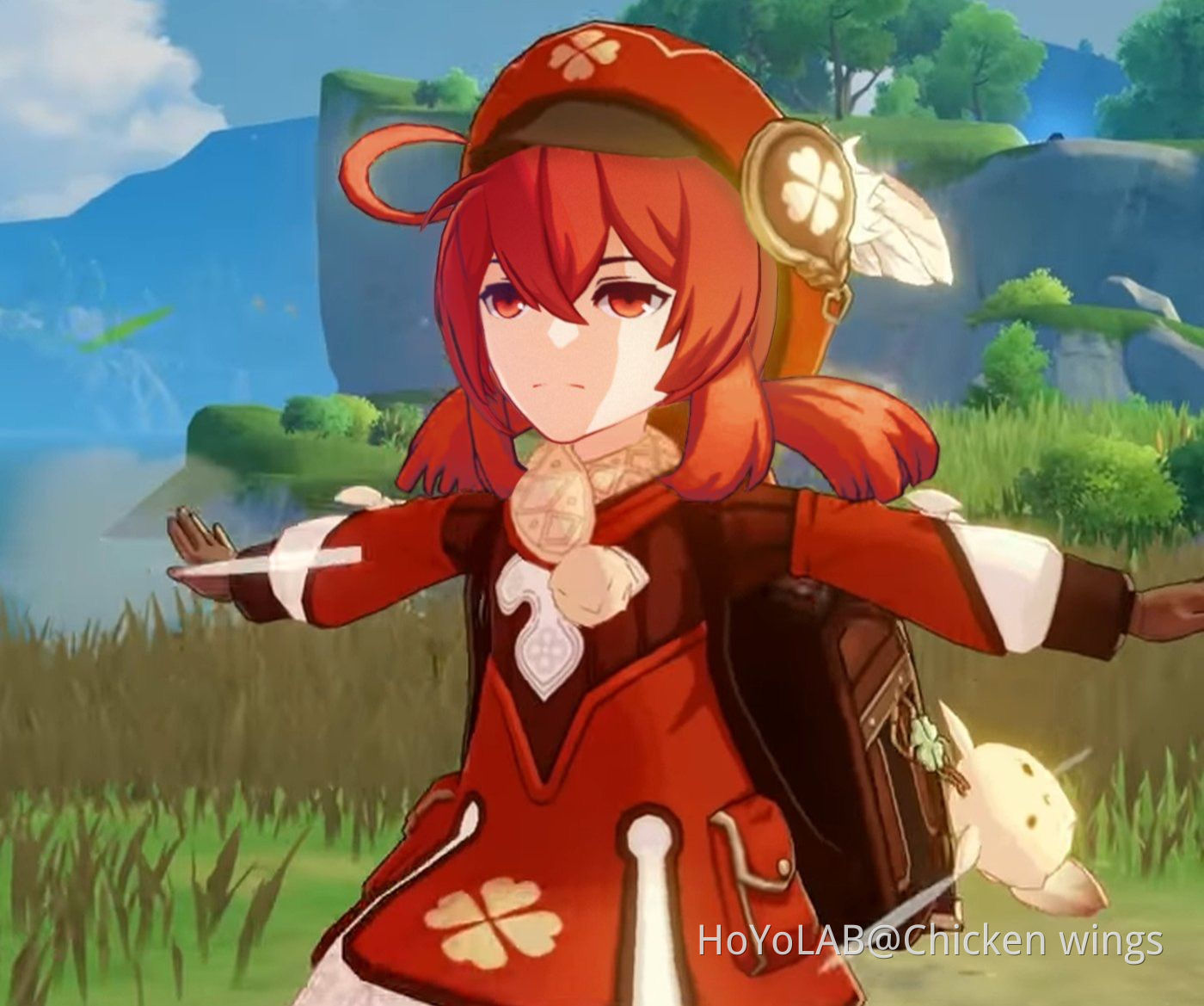 when u thought diluc was the "red, burny girl" Genshin Impact | HoYoLAB