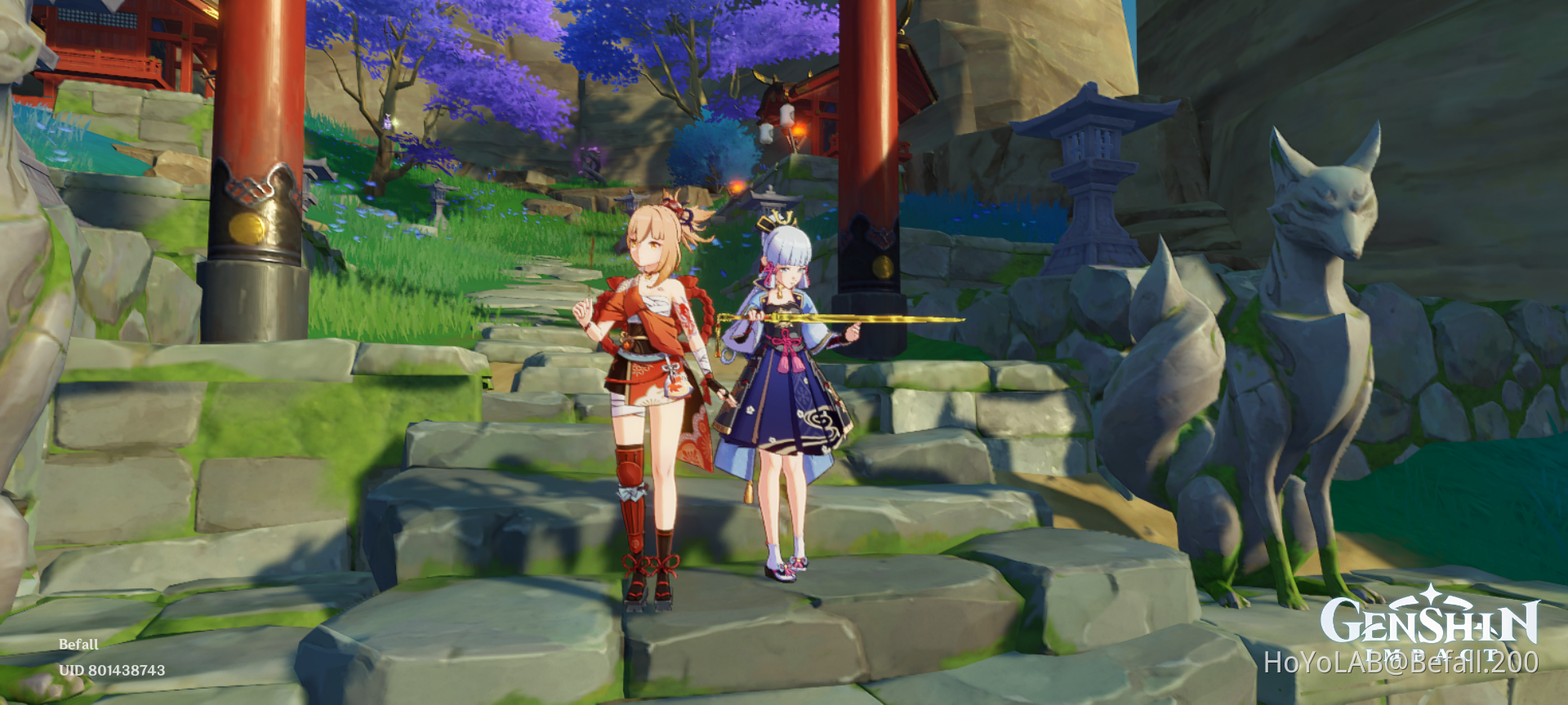 Ayaka X Yoimiya Genshin Impact | HoYoLAB