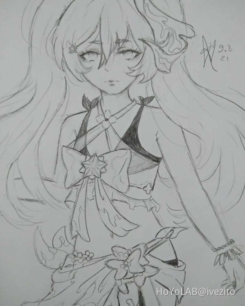 Liliya com skin de verão😼 Genshin Impact | HoYoLAB