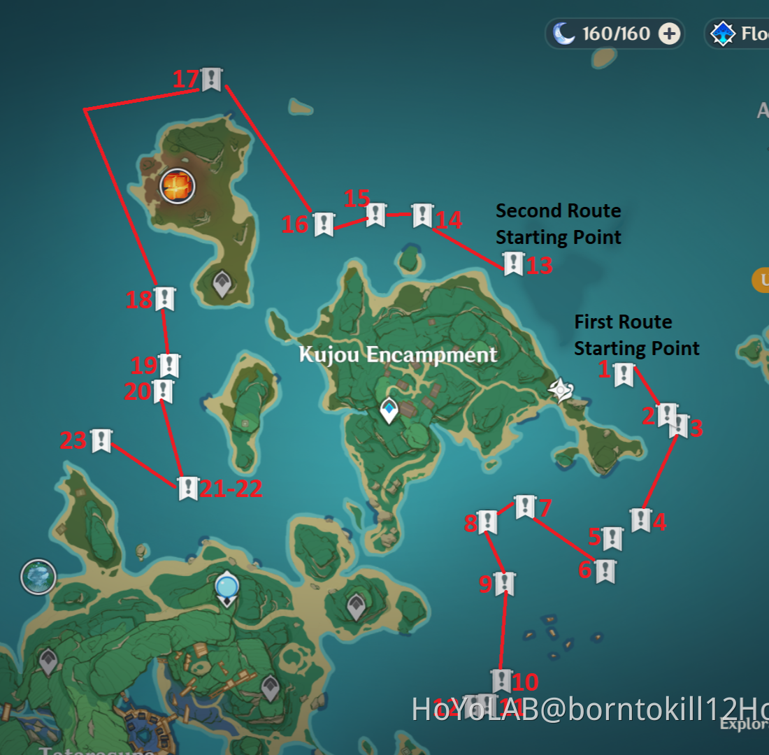 RoadTo 60% InazumaExplorationMap Genshin Impact | HoYoLAB