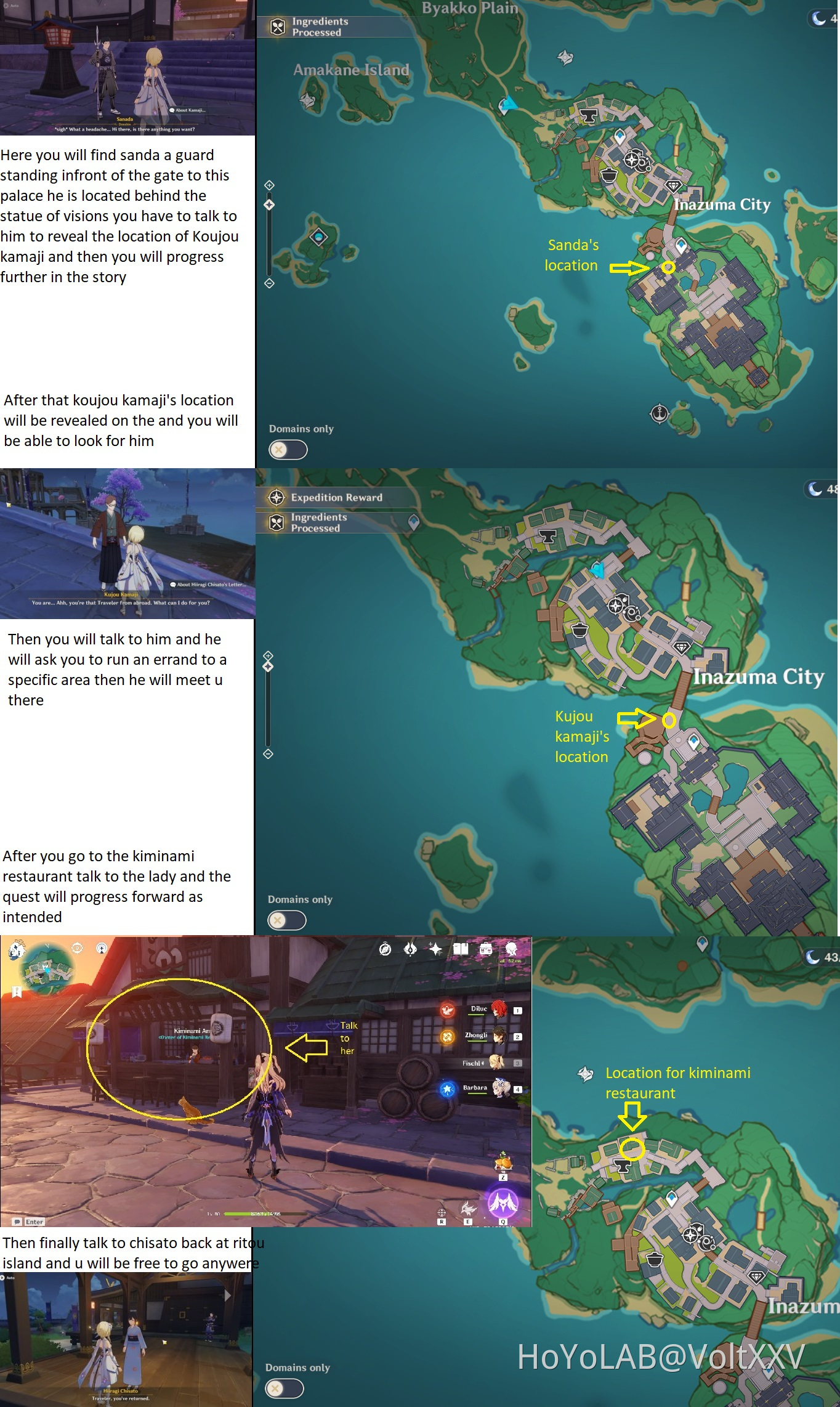Inazuma quest guides Genshin Impact | HoYoLAB
