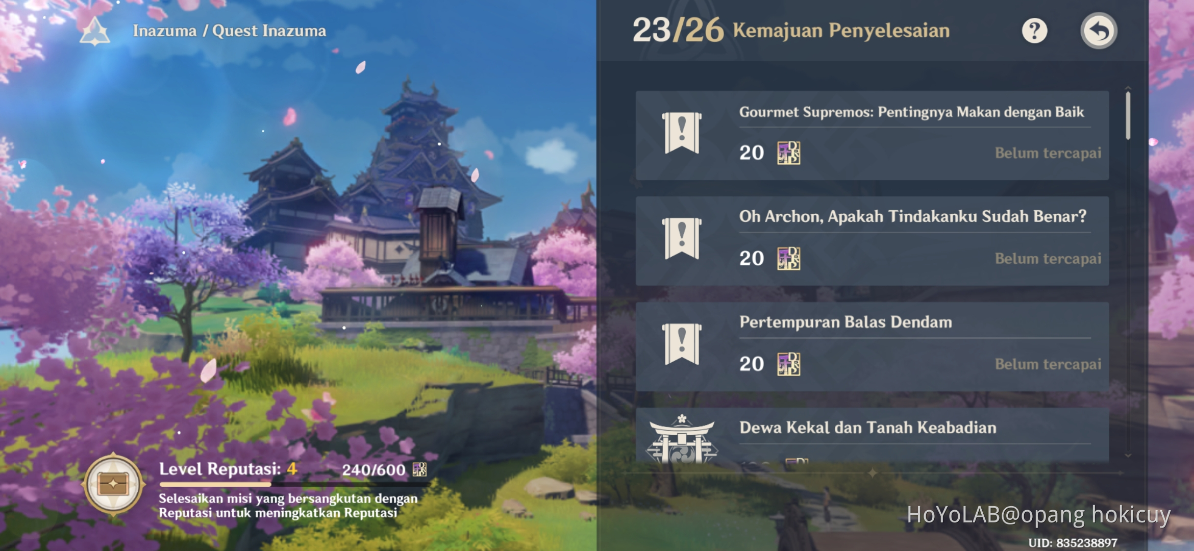 gimana caranya supaya ini 3 quest bisa di jalanin? Genshin Impact | HoYoLAB