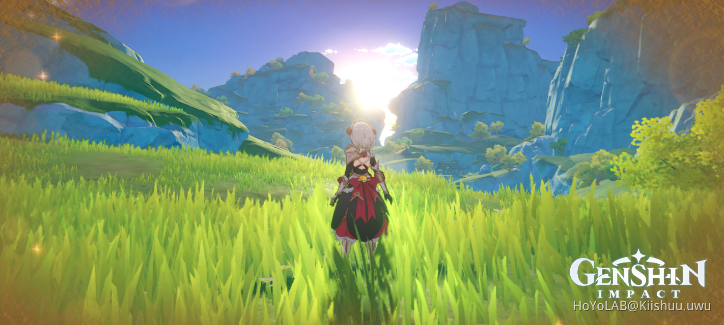 Another day another beautiful picture of Genshin's graphics 🦋 LIKE ...