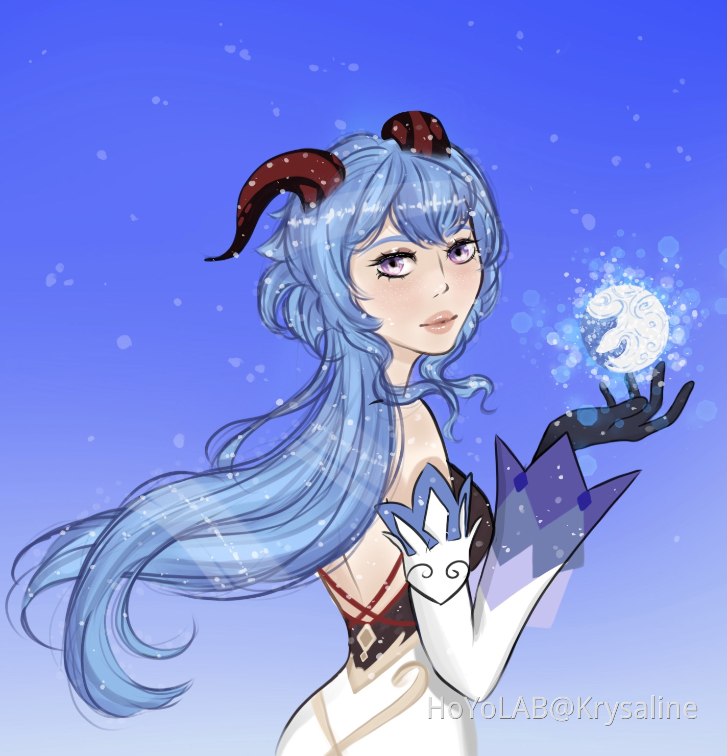 Drawing of Ganyu Genshin Impact | HoYoLAB