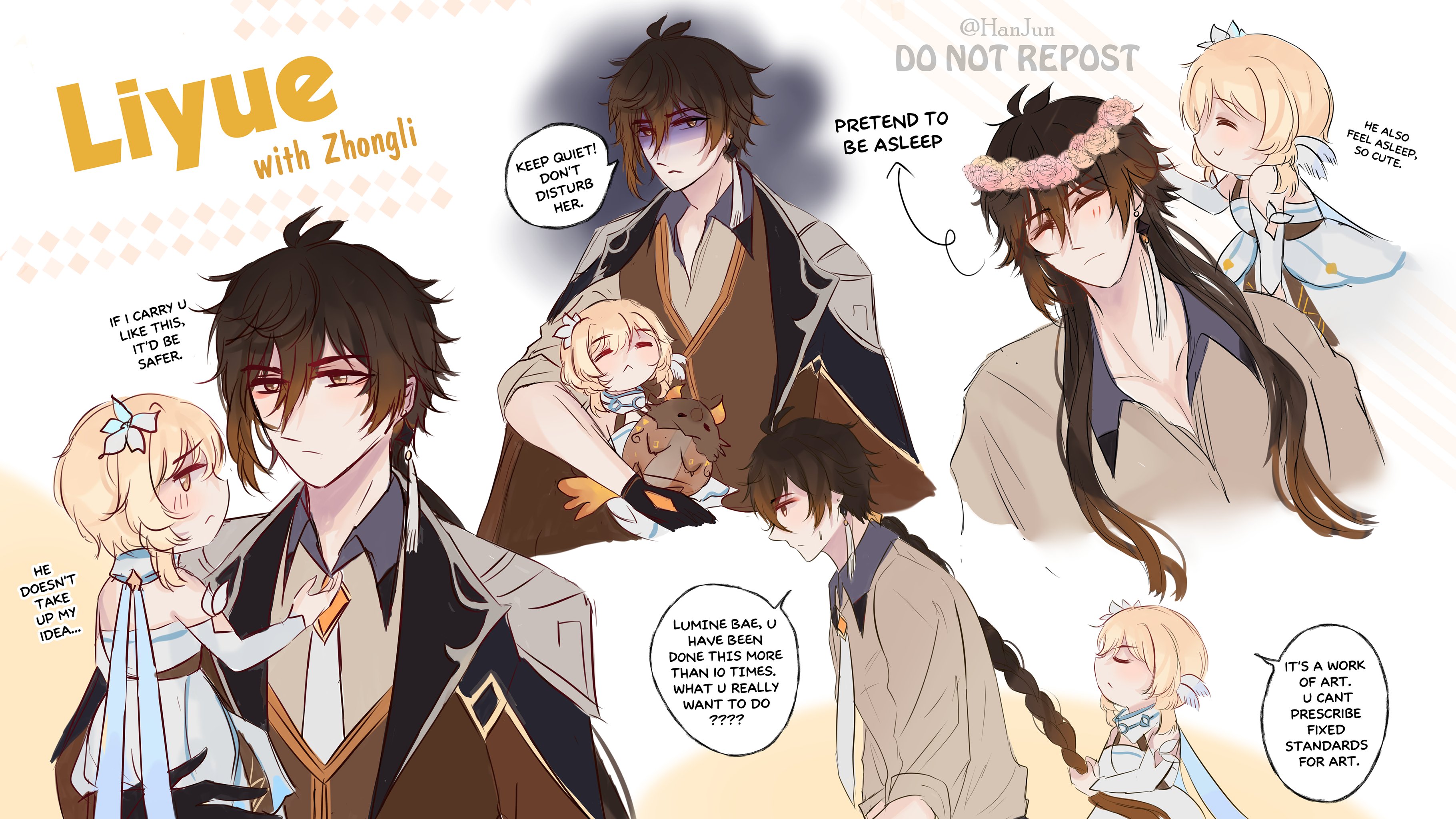 Lumine drink Albedo's potion and got smaller. part2 | Genshin Impact ...