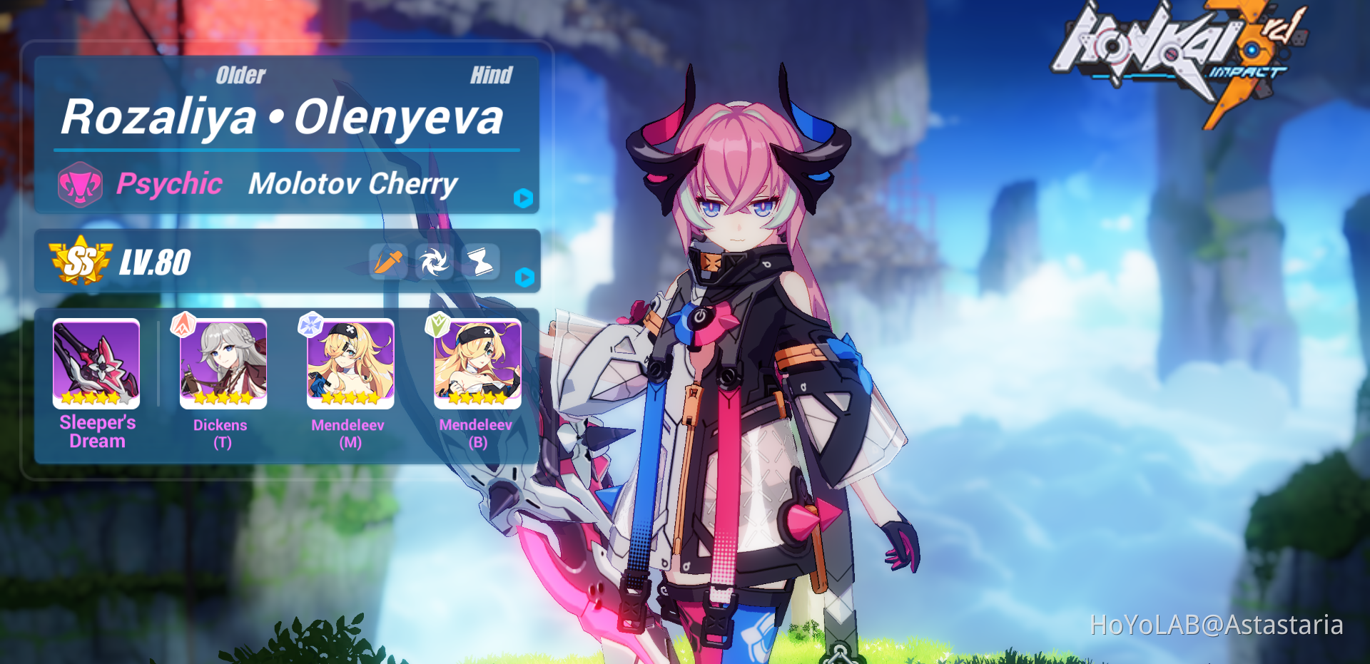 Update to my Roza build Honkai Impact 3rd | HoYoLAB