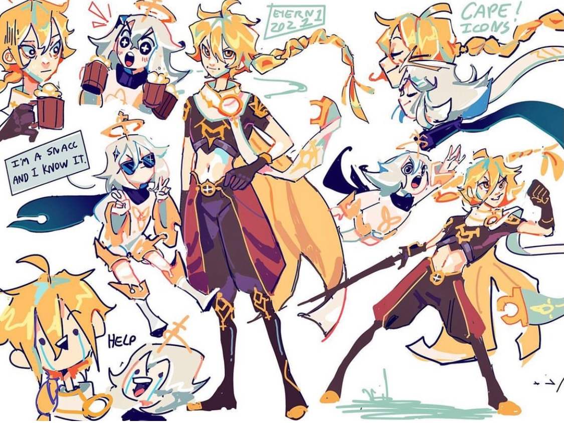 [Fan art share] Eter_nation is easily my favorite genshin artist ...