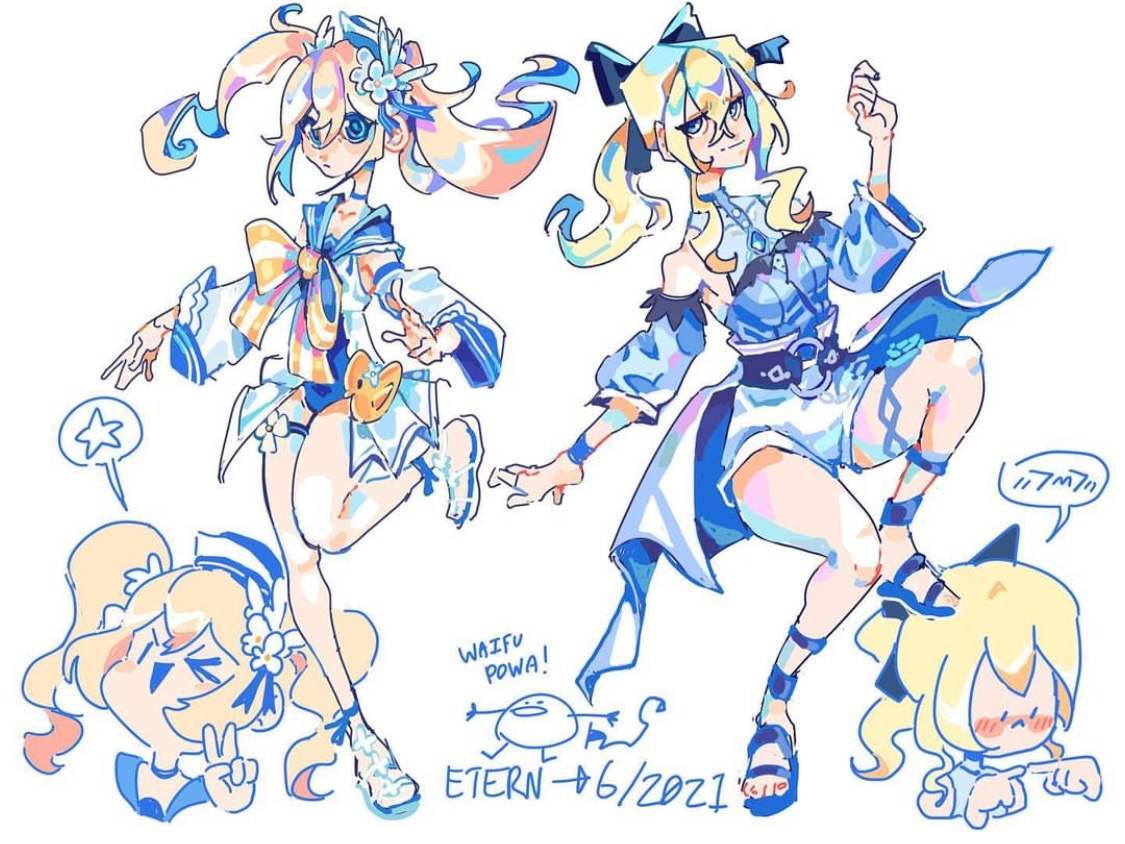 [Fan art share] Eter_nation is easily my favorite genshin artist ...